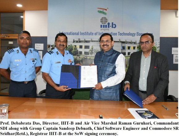 IIIT-B Signs SoW with IAF- Software Development Institute